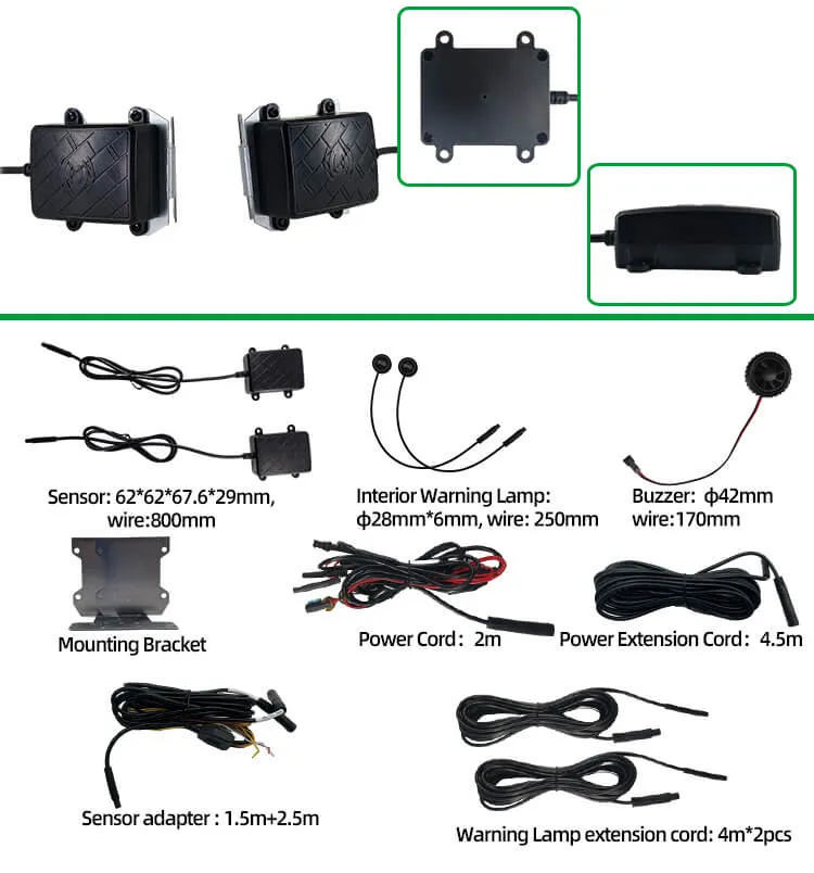 Car universal blind spot monitoring system BSM 24G V3 vendor