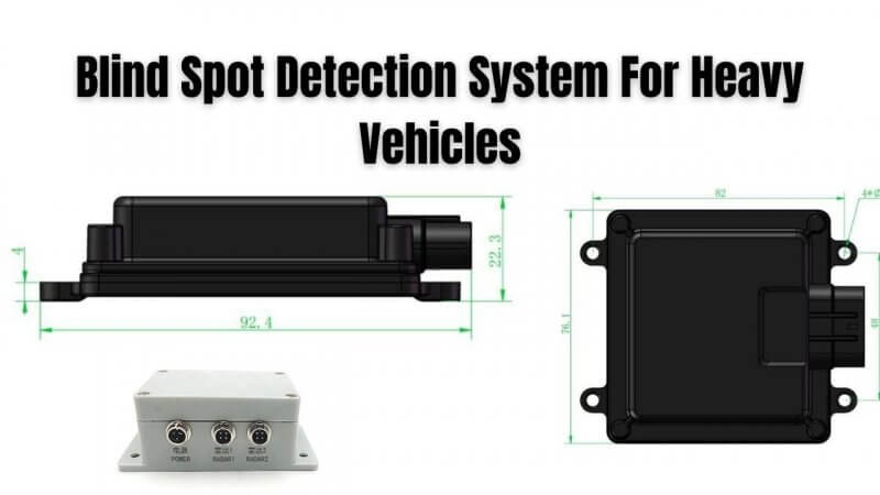 Blind spot detection system for heavy vehicles