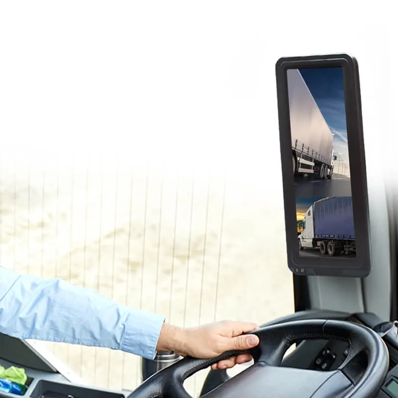 12.3 inch digital rear view mirror 2 channel supplier